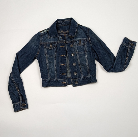 Bullhead | Jackets & Coats | Bullhead Black Womens Boho Denim Jacket ...